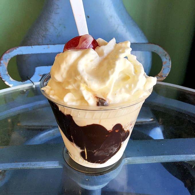 Layers of joy in a cup! This sundae is like the dessert version of a Russian nesting doll &ndash; each layer reveals a new delicious surprise.