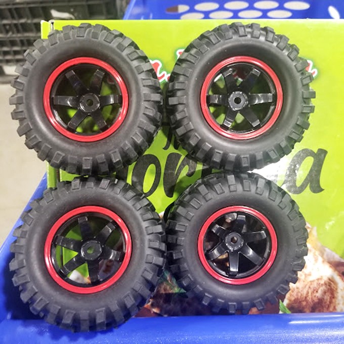Even tiny treasures like these RC car tires await discovery. One person's random find is another's perfectly completed project.