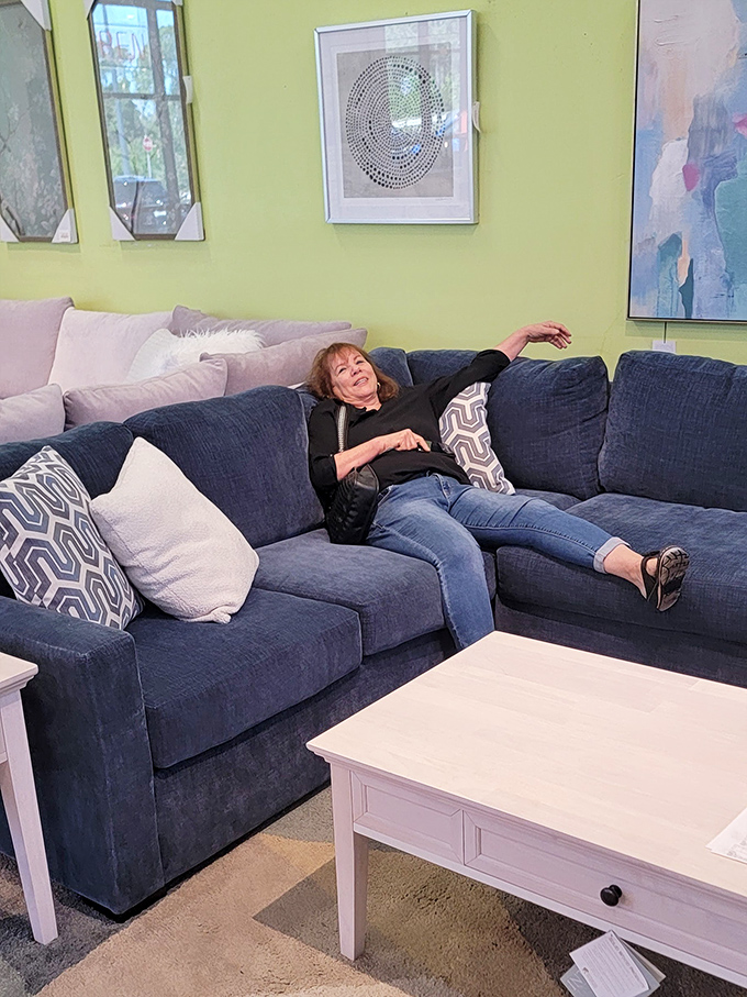 The true test of any sofa isn't the price tag or warranty&mdash;it's how dramatically you can sprawl across it while contemplating life's big decisions.
