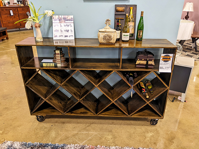 Not just a wine rack&mdash;it's a conversation starter on wheels, perfect for the host who likes to keep refreshments mobile and stylish.