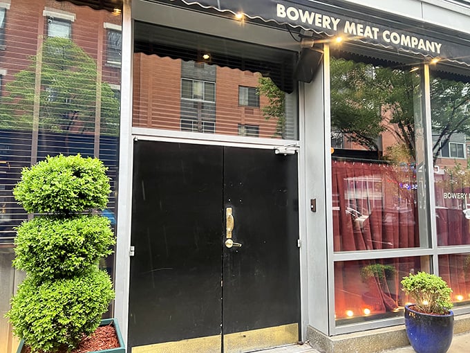 Those potted plants outside Bowery Meat Company are the first hint that attention to detail defines everything they do.
