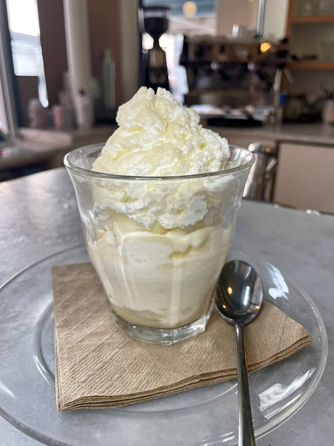 Simple, elegant, and powerful—the affogato doesn't need to show off. Hot espresso meeting cold ice cream: the dessert equivalent of a perfect first date.