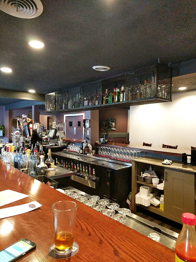 The bar&mdash;where cocktails are crafted with the same care and precision as the kitchen gives to its celebrated steaks.