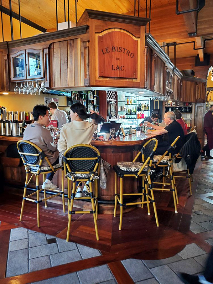 Parisian caf&eacute; vibes with Oregon hospitality&mdash;those bistro chairs have probably heard more good conversations than a therapist's couch. 