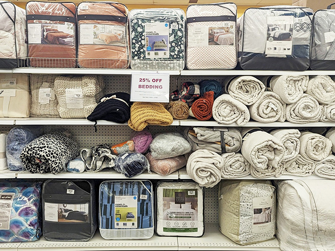 Bedding bonanza! Thread counts that would impress royalty at prices that please the peasantry. Sweet dreams, indeed.