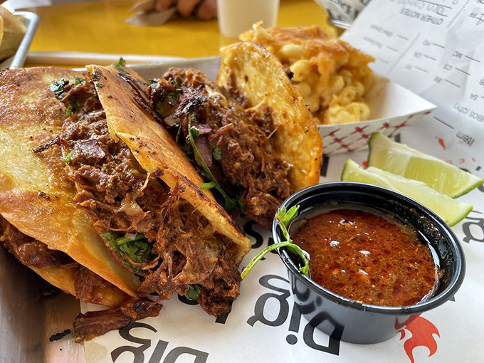 When barbecue meets Mexican inspiration, you get these loaded tacos that make your taste buds throw a fiesta.