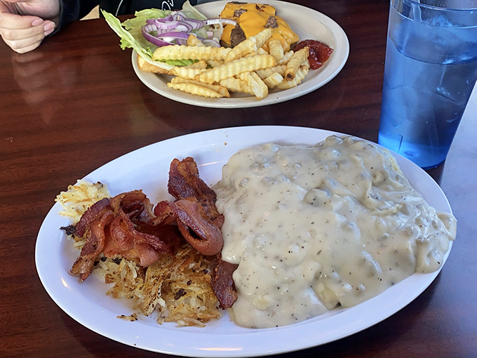Biscuits and gravy isn't just breakfast&mdash;it's a spiritual experience that connects generations of Hoosiers through the universal language of pepper-flecked cream gravy.
