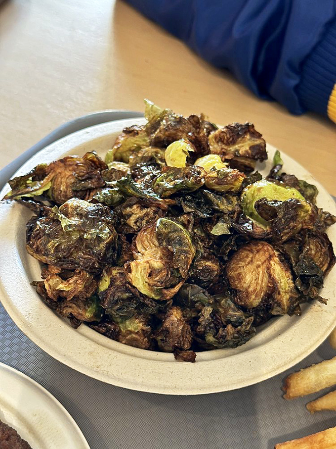 Brussels sprouts so crispy and caramelized they've converted more vegetable skeptics than a wellness influencer's entire Instagram feed.