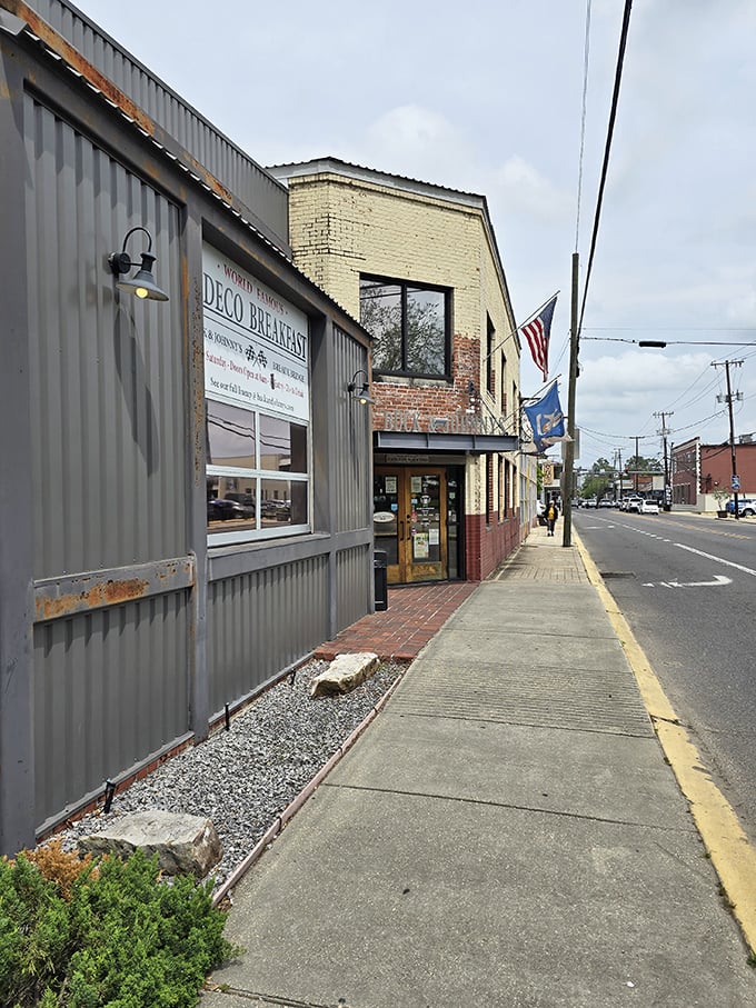 Buck & Johnny's brings global flavors with local hospitality – their balcony provides the perfect vantage point for watching Breaux Bridge life unfold.