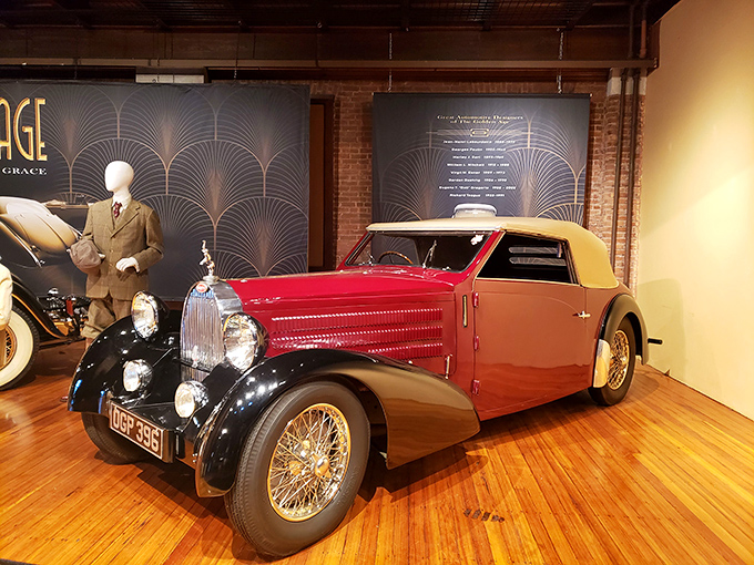 The two-tone Bugatti combines racing heritage with luxury appointments&mdash;the automotive equivalent of wearing a tuxedo to run a marathon.