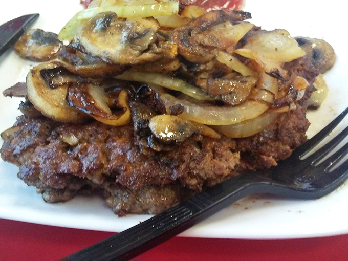 This isn't just a burger steak&mdash;it's what happens when a burger decides to dress up fancy but keeps its down-home soul.