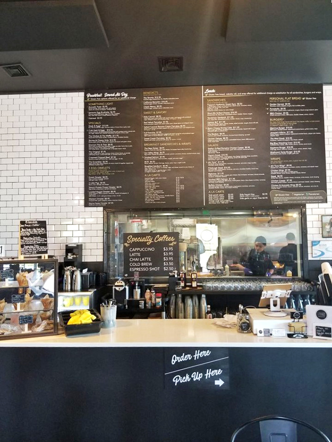 Order here, happiness delivered there. This counter has witnessed more breakfast epiphanies than a philosopher's morning journal.