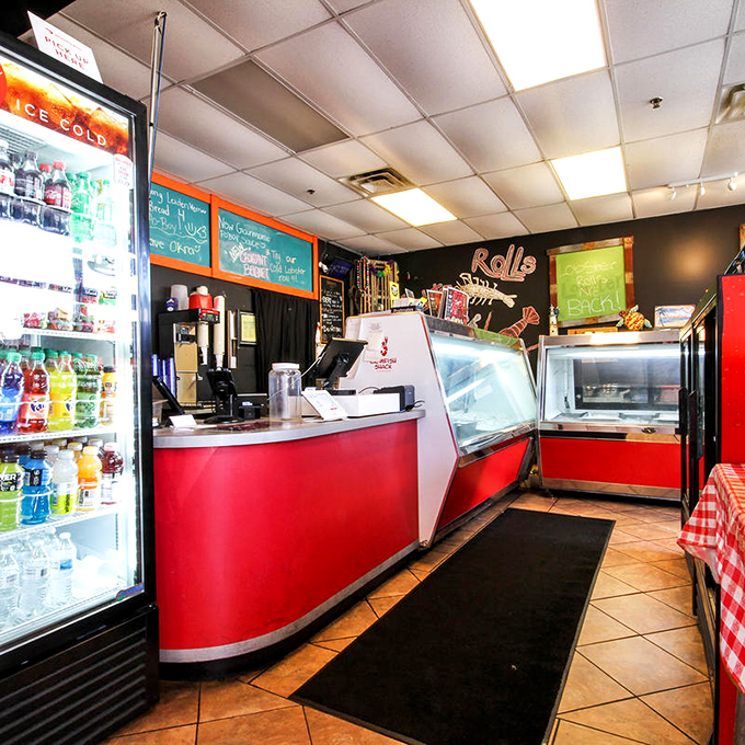The counter where seafood dreams come true. Behind that glass case lies treasure more valuable than gold&mdash;at least to those who appreciate proper lobster.
