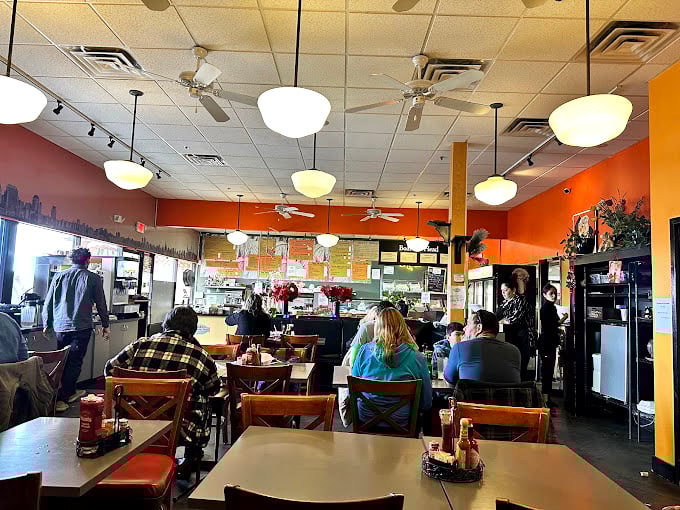 The dining room hums with the universal language of good food. Every nodding head and empty plate tells the same story: "This was the right choice."