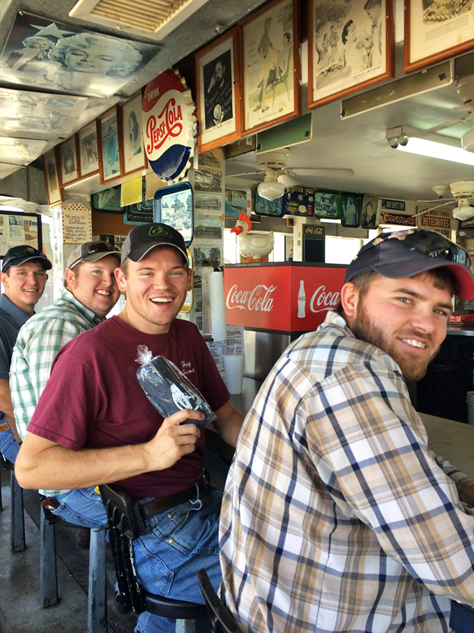 Happy customers are the best advertisement. These folks know they've found burger nirvana in the heart of Hutchinson.