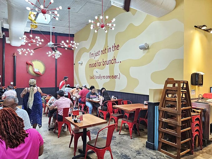 "I'm just not in the mood for brunch... said literally no one ever"&mdash;wall wisdom that speaks to our collective breakfast-loving souls.