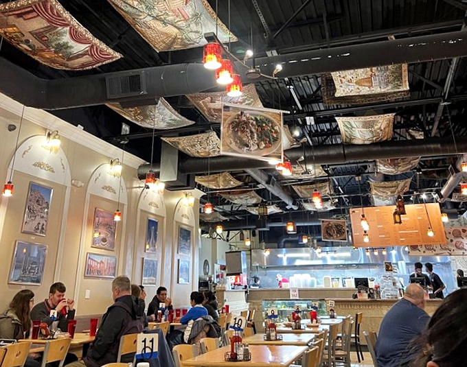 The bustling dining room speaks volumes&mdash;locals know where to find authentic Mediterranean fare without booking a flight to Athens.