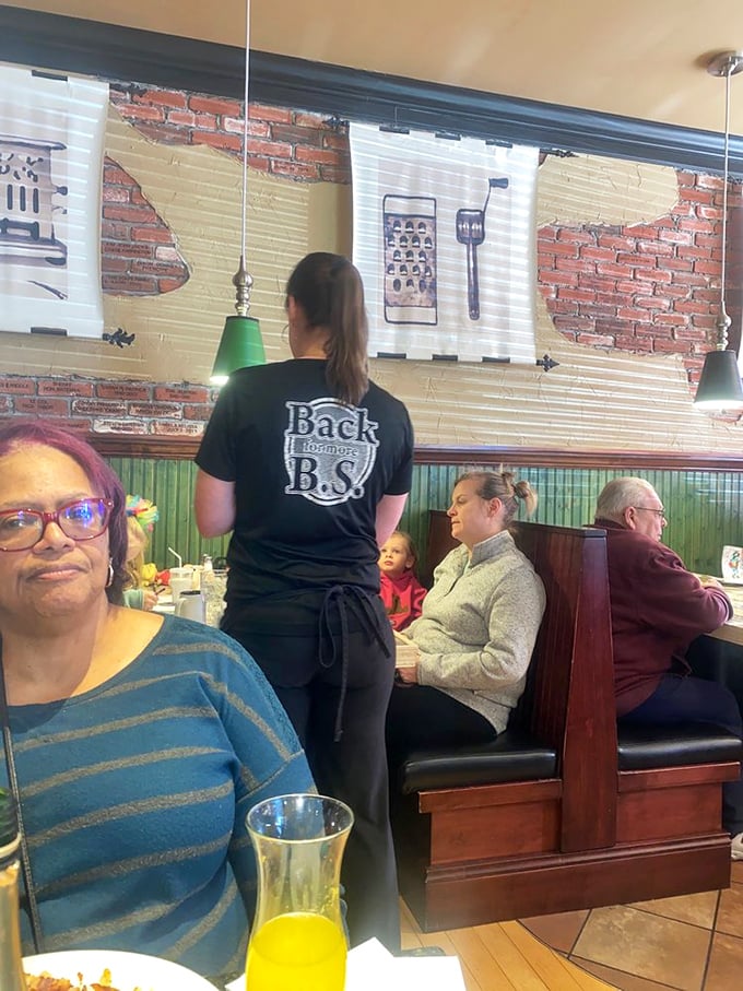 Where strangers become friends over coffee and eggs. The exposed brick walls have heard thousands of "OMG you have to try this" moments.