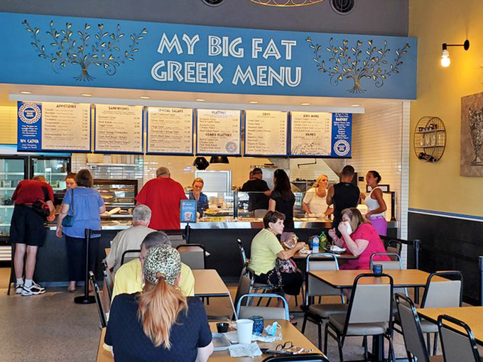 Where locals and tourists unite in the universal language of "mmm" and "pass the tzatziki," creating a dining symphony that needs no translation.