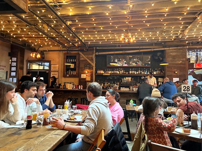 Hometown's communal tables turn strangers into friends united by the universal language of "mmm" and "pass the sauce, please."