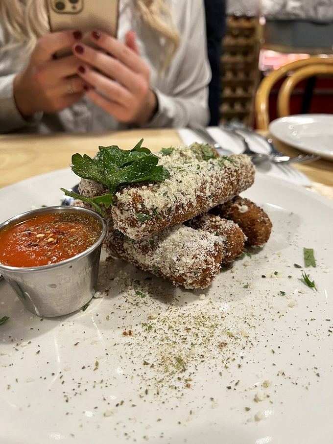 These aren't your freezer-aisle mozzarella sticks&mdash;they're hand-stretched, golden-brown masterpieces that demand respect and marinara.