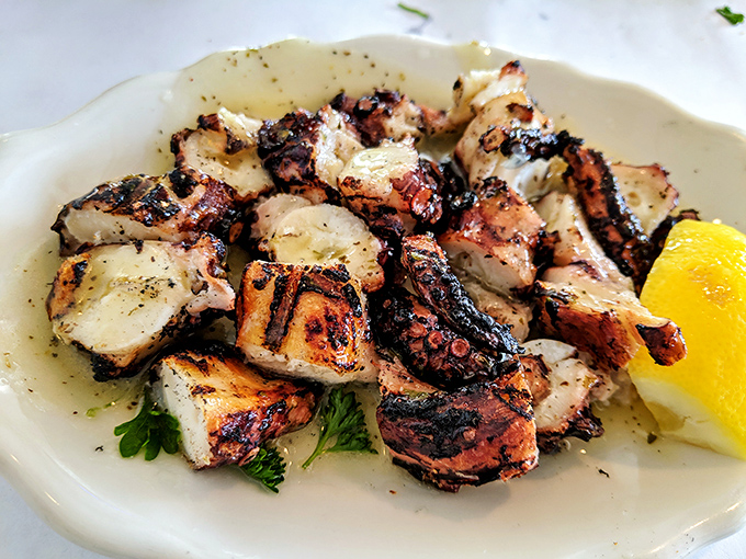 Grilled octopus: Once intimidating, now irresistible. Charred to perfection with a squeeze of lemon&mdash;simplicity that took centuries to perfect.