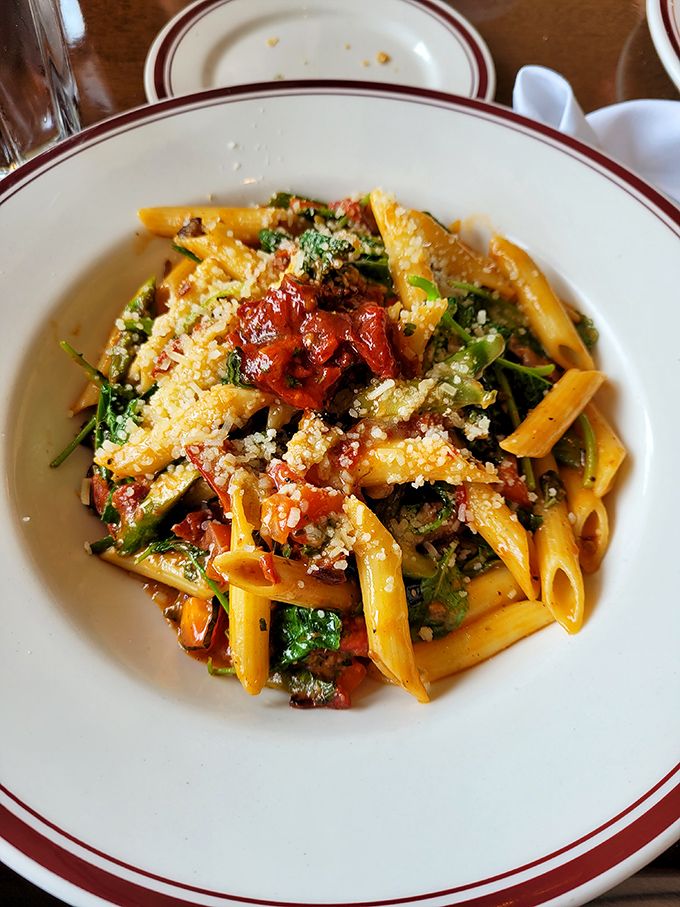 Pasta that doesn't need a passport to transport you straight to an Italian grandmother's Sunday dinner table.