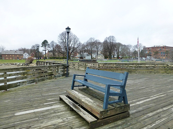 Waterfront contemplation comes standard with every visit. This bench offers million-dollar harbor views that require only the investment of your time.