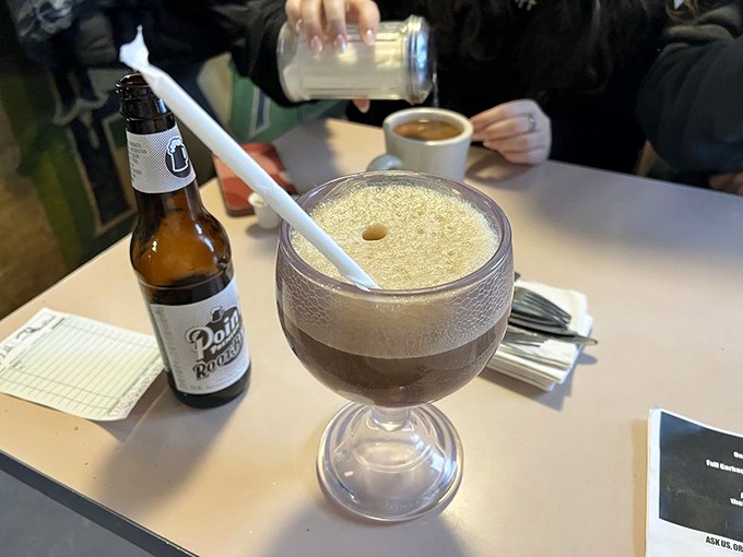 The root beer float&mdash;where soda and ice cream live their best lives together. This frothy masterpiece proves that some relationships are just meant to be.