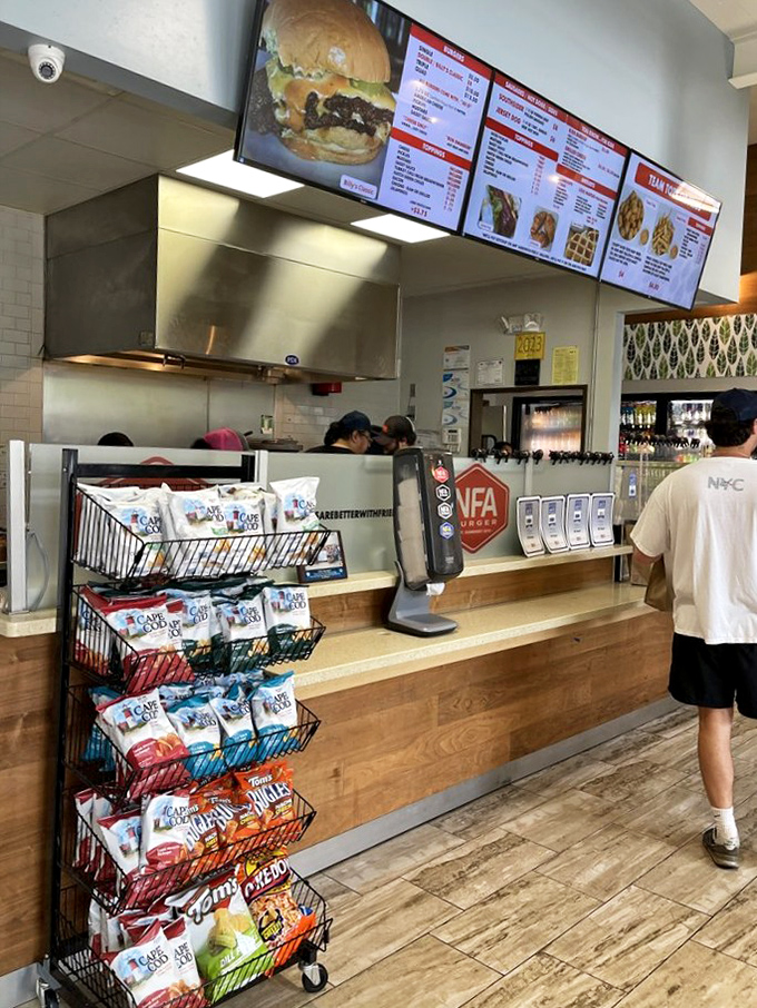 Where the magic happens. Behind that counter, burger alchemists transform humble ingredients into experiences worth driving hours for.