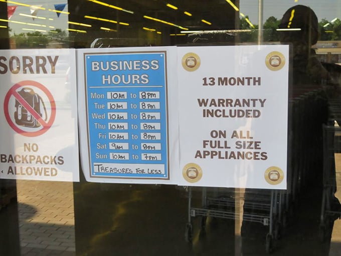 Stainless steel dreams line up like soldiers &ndash; premium refrigerators with warranties included, ready to revolutionize your kitchen.