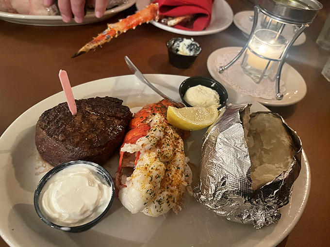 Surf meets turf in perfect harmony&mdash;like Sinatra and Martin sharing a plate, each star getting its moment to shine.