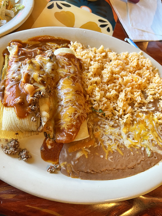 These tamales and enchiladas aren't just served &ndash; they're presented with the care and attention usually reserved for museum masterpieces.