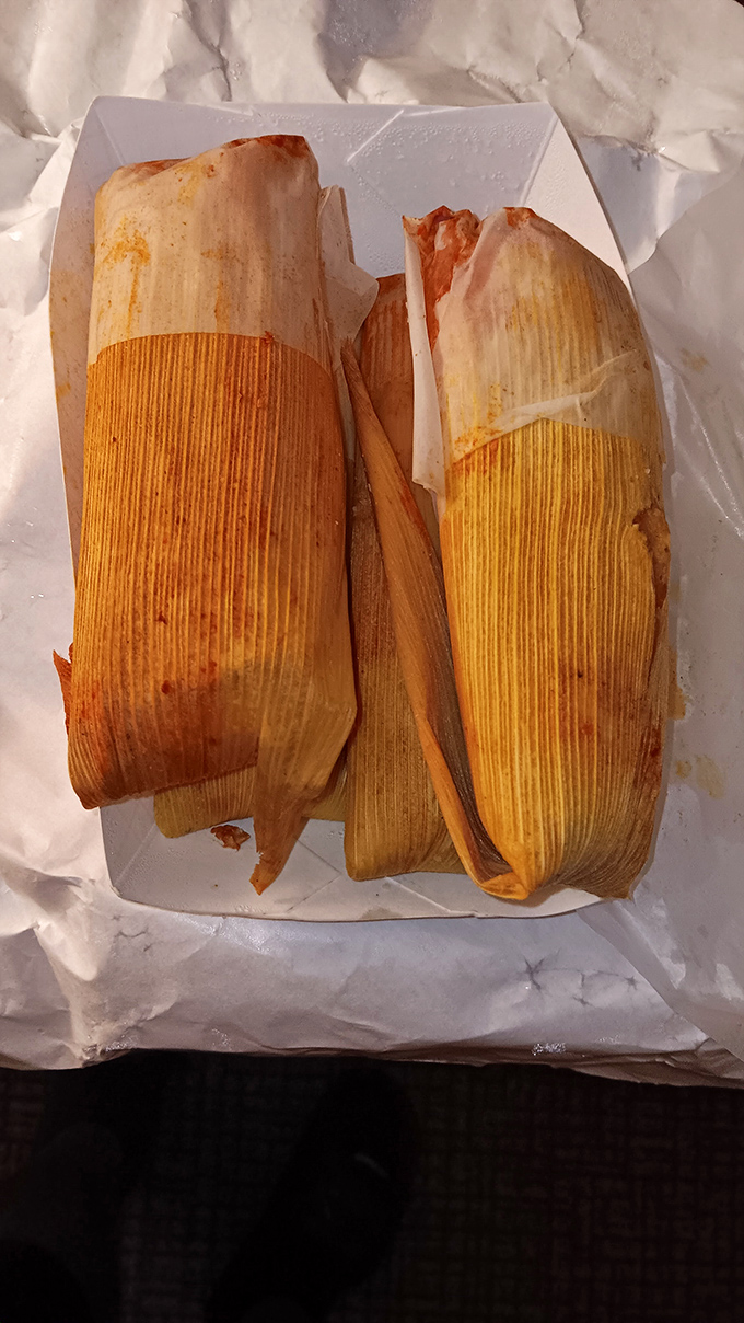 Tamales that look like they're still wearing their corn husk prom dresses—unwrap these masa masterpieces to reveal the treasures within.