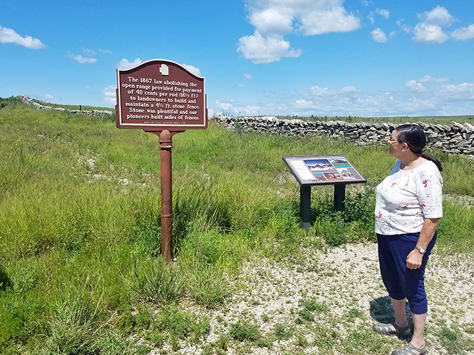Learning happens best on location. The stone fence history lesson comes alive when you can touch the very rocks that shaped this landscape.