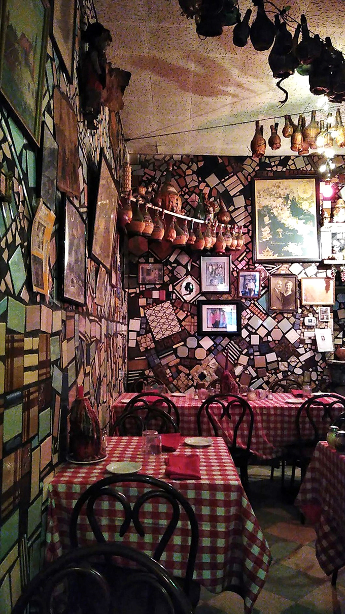 Wall-to-wall memories and mosaics create an atmosphere that Instagram filters wish they could replicate. This isn't d&eacute;cor&mdash;it's a time machine to Old World Italy.