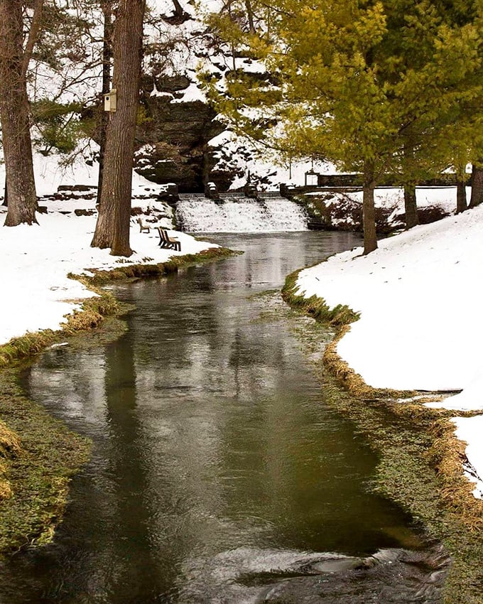Winter in Decorah isn't just a season&mdash;it's an art installation where ice transforms ordinary streams into contemplative galleries of crystalline beauty.