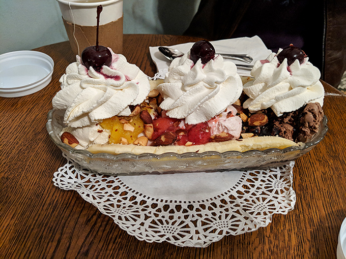 The banana split that launched a thousand diets&mdash;and broke them all. Worth every calorie and the extra mile on tomorrow's run. 