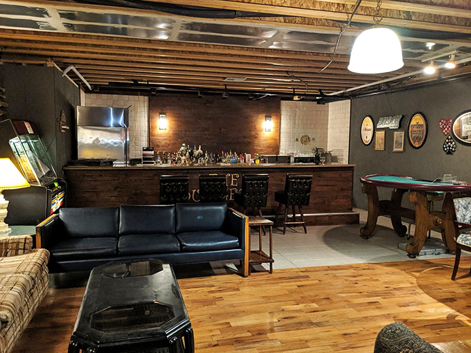 The castle's tavern area offers modern libations in medieval-adjacent surroundings. After a day exploring the kingdom, knights and ladies gather here to share tales of adventure.