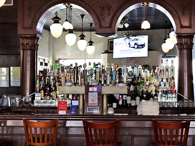 Where spirits meet spirited conversation. This classic bar with its elegant arches and warm lighting invites you to linger over ouzo and stories.