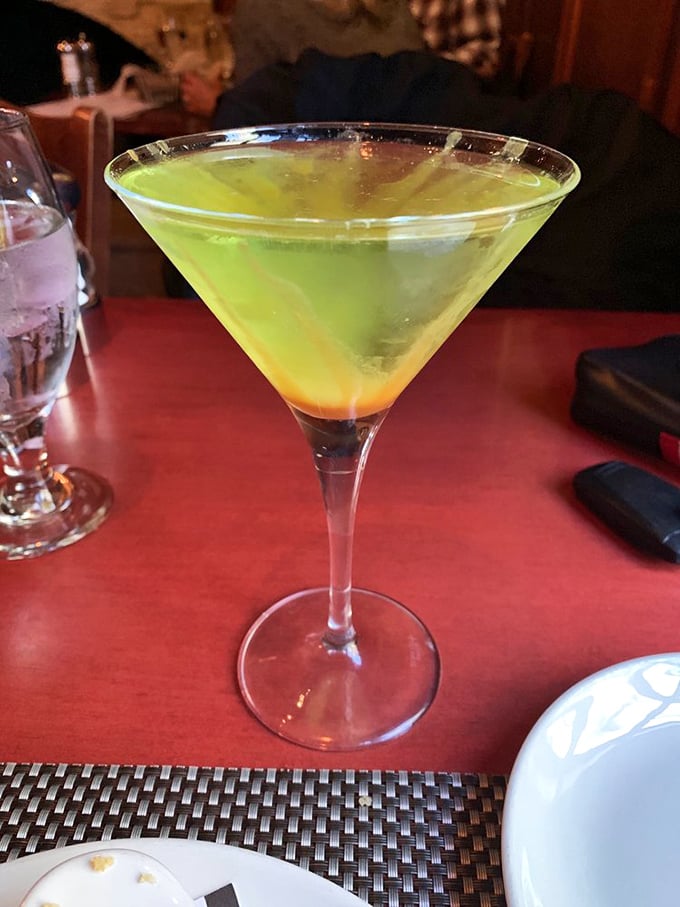 A martini that glows with possibility &ndash; the perfect companion while deciding between the Grill Cut or Savoy Cut prime rib.