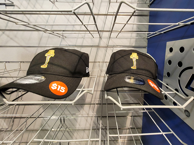 Classic memorabilia with prices that won't require explaining to your spouse why a hat costs as much as dinner for two.