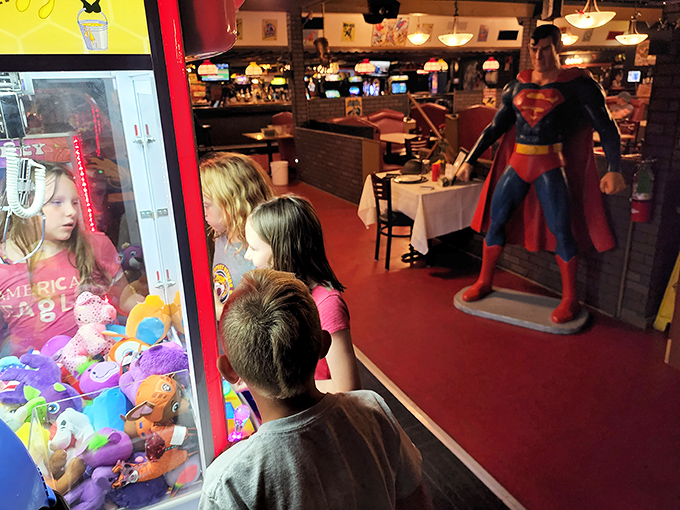 The dining room buzzes with conversation and laughter, proving good food brings people together better than any social media platform ever could. 