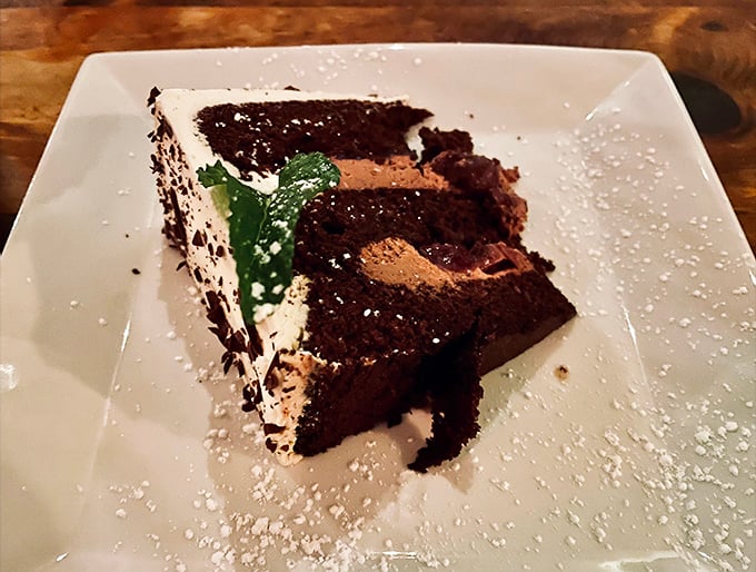 Black Forest cake that transports you straight to Germany's fairytale woods, minus the walking gingerbread house and wicked witch.