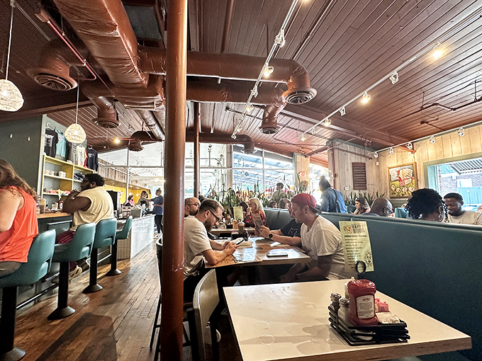 Where strangers become friends over the universal language of "pass the syrup" and "is that as good as it looks?"