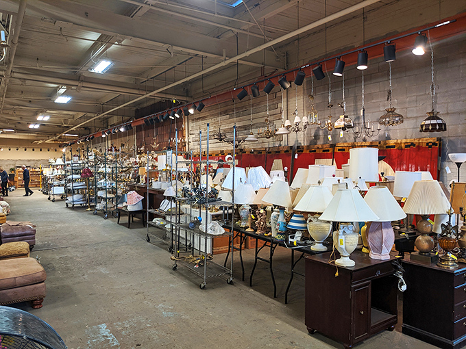 Lamp land stretches to the horizon&mdash;illuminating possibilities and the stark reality that you probably need better lighting at home.