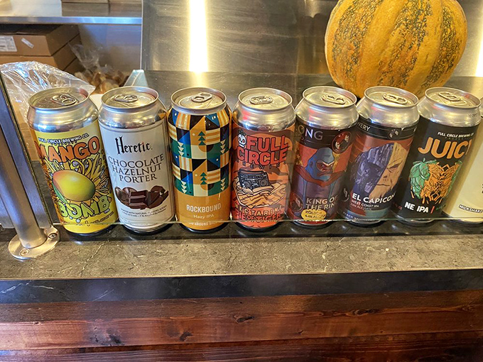 The craft beer selection reminds us that great BBQ deserves great beer&mdash;it's not just a pairing, it's a sacred partnership.