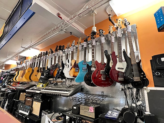 The percussion and electronics section proves McKay's isn't just about books&mdash;it's a full-fledged entertainment ecosystem under one roof. 