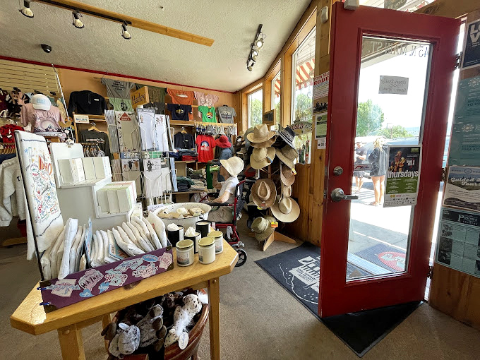 The entrance to ice cream paradise. Cowboy hats and souvenirs line the walls, but we all know what you're really here for.