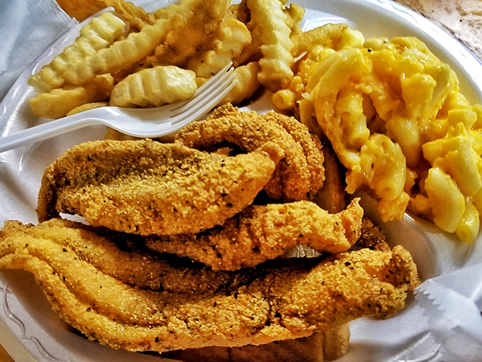 Crispy catfish and creamy mac and cheese&mdash;proof that Southern sides aren't just supporting actors; they're gunning for the lead role.